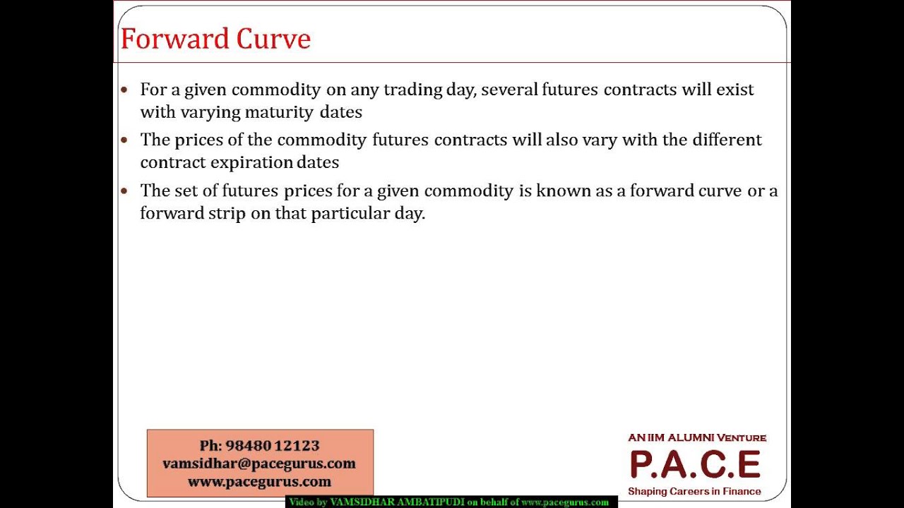 FRM part1 Commodity Forwards and Futures in Financial Markets and ...