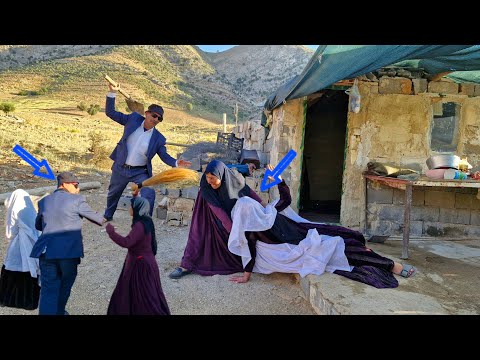 Zohreh's fierce fight with her husband and Huo; a commotion in the mountains to reclaim her rights!😱