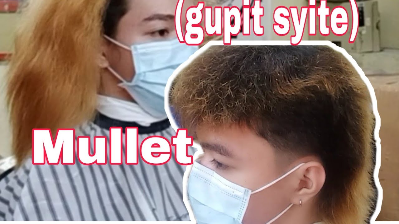 Long hair to mullet(gupit syite) - YouTube
