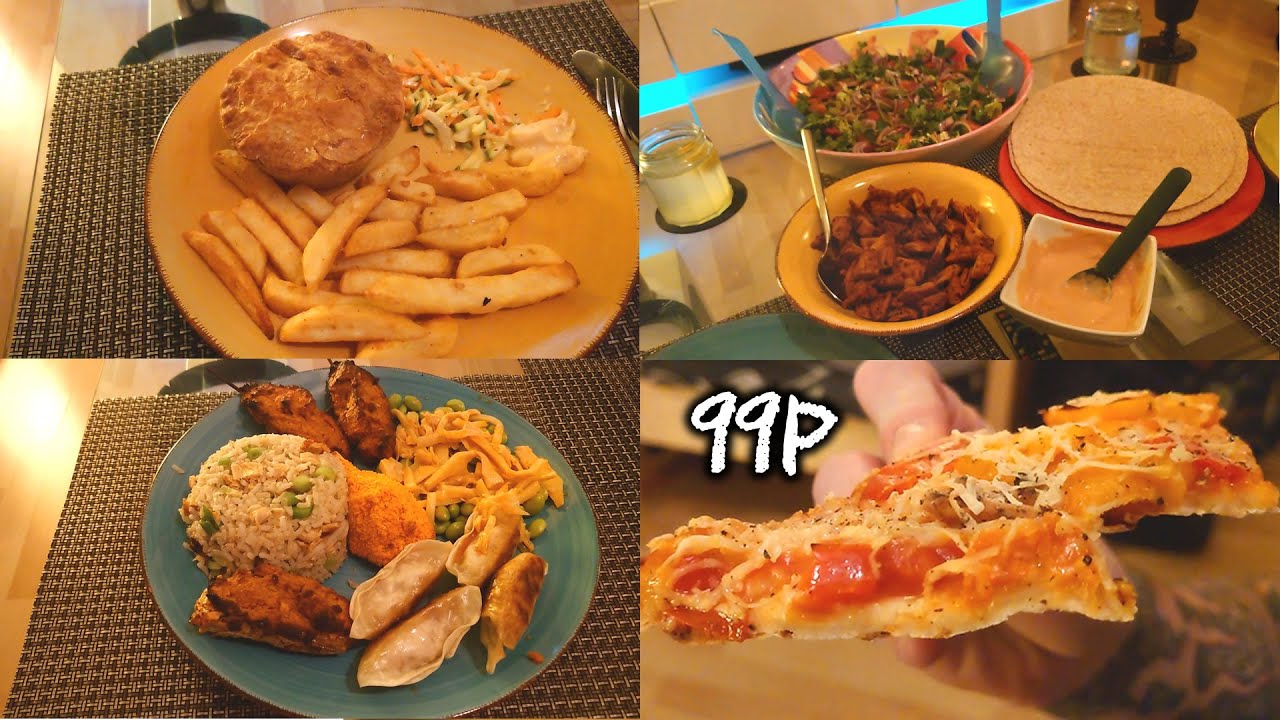 99p PIZZA Taste Test & Other Vegan Meals - YouTube