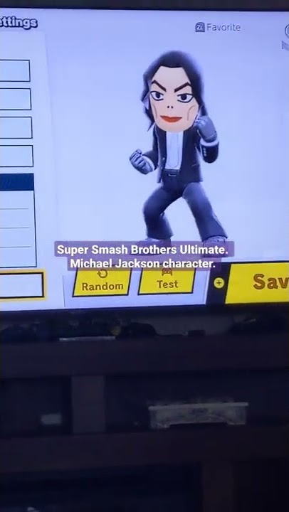 Michael Jackson Mii