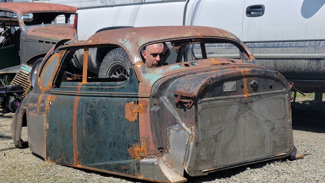 Rat Rod Firewall and using a Hilift Jack to move metal - YouTube