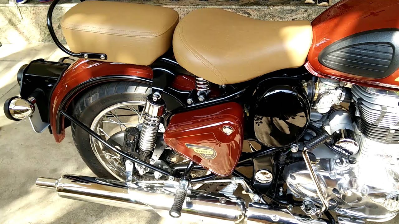 Chestnut new color 2016 classic 350 cc - YouTube