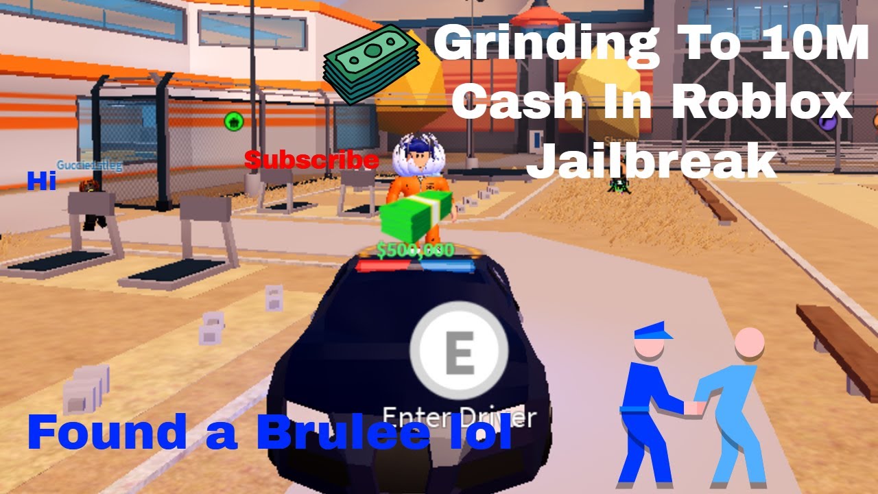 Grinding To 10 Million Cash In Roblox Jailbreak (Day 5) - YouTube