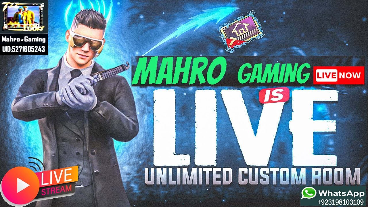 PUBG mobile MAHRO custom uc room Live - YouTube