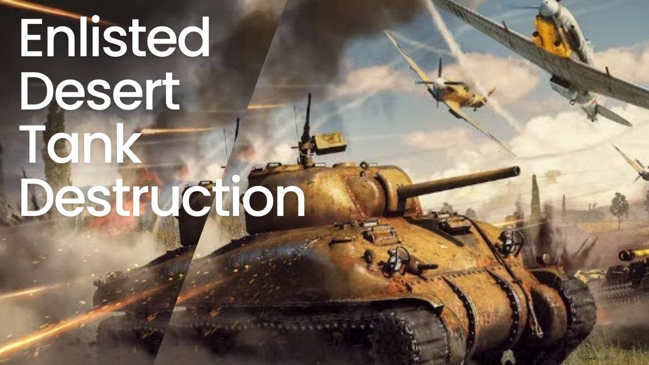 🎿Destroying Tanks in the desert ♟ Enlisted ⛸🧘‍♂#enlisted #warthunder # ...