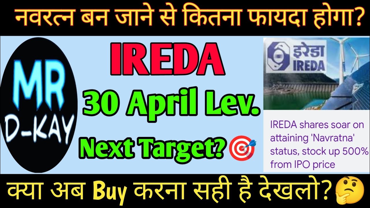 ireda share latest news🔥indian renewable energy share latest news ...