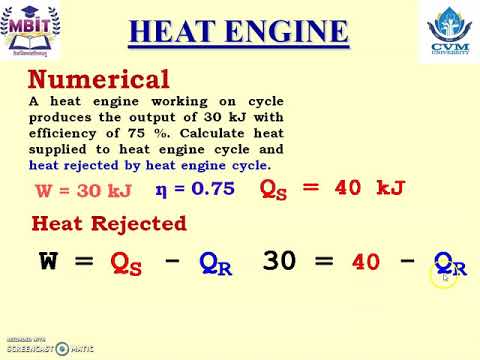 Numerical on Heat Engines - YouTube