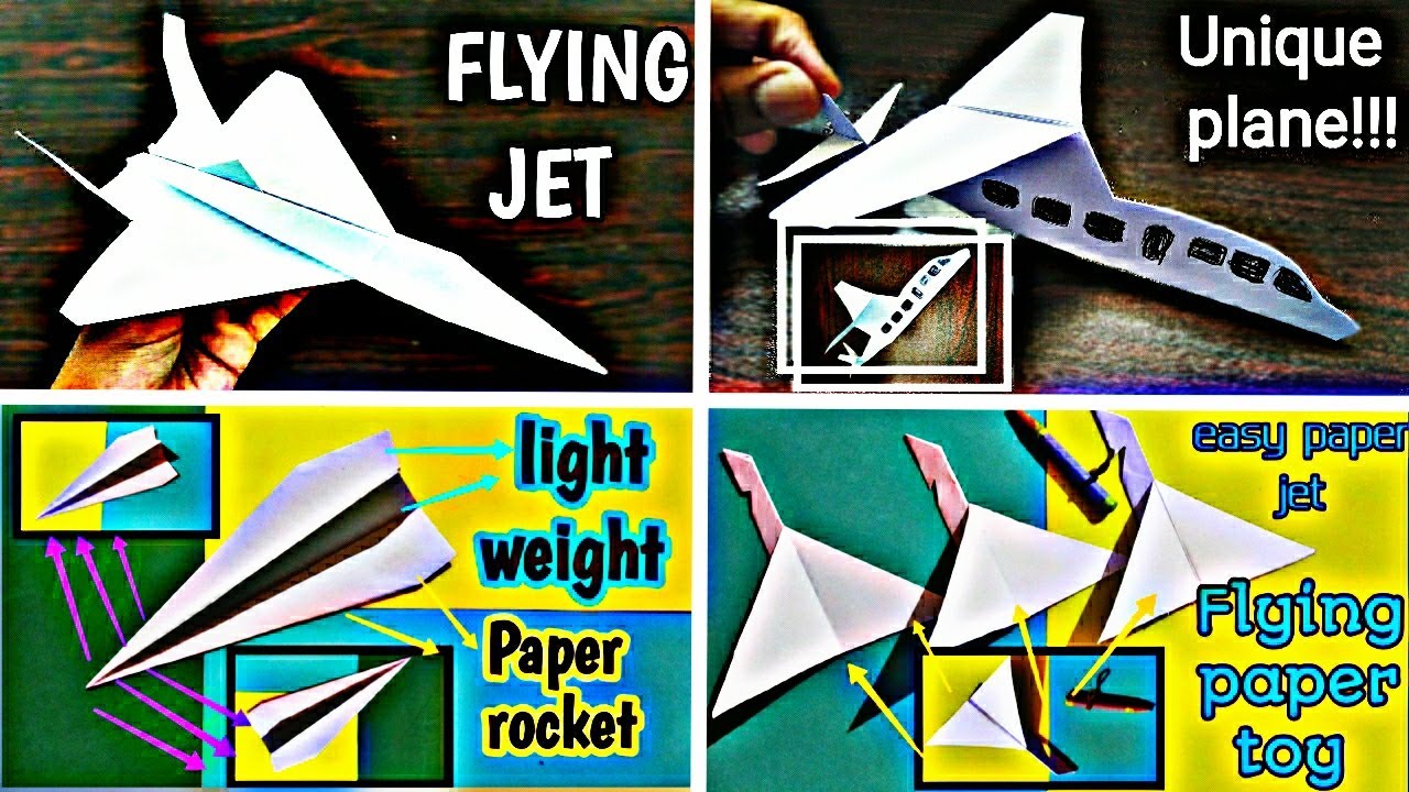 4 best paper rockets under 5 minute | Ev craft zone | - YouTube