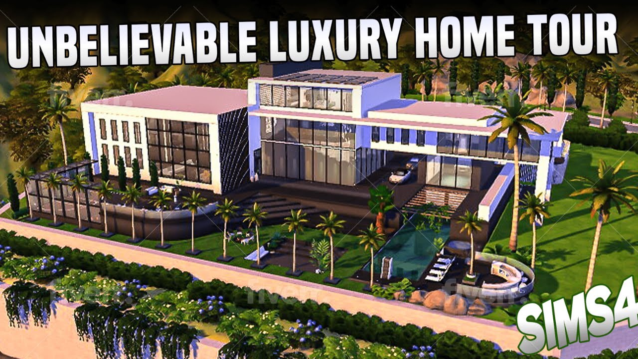 Luxury Living in Sims 4 Expansive Estates & High End Décor - YouTube