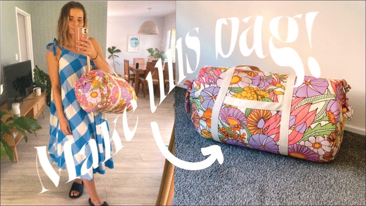 Sewing DIY - Scrap-pack Duffle Bag - YouTube