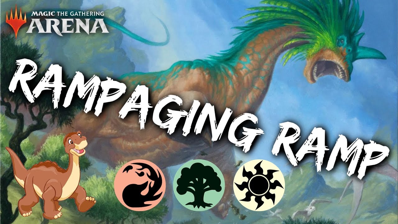 Rampaging Ramp [MTG Arena] | Naya Rampaging Brontodon Dinosaur Tribal ...