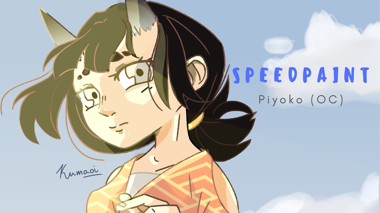 OC Speedpaint ~ Piyoko - YouTube