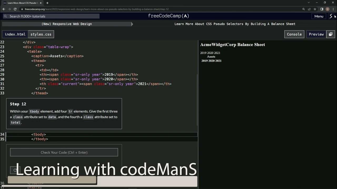 learn2code | freeCodeCamp (New) Responsive Web Design - Building a ...