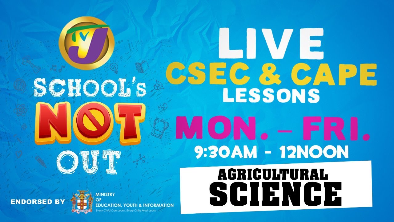 CSEC Agricultural Science - May 13 2020 - YouTube