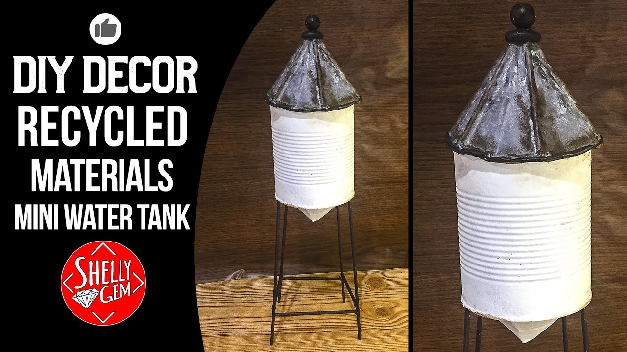 Mini Water Tank Idea! 😄#watertank #miniwatertank #diy #farmhouse # ...