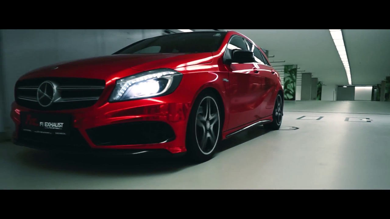 Mercedes-Benz W176 A250 X FI Exhaust - Blood Monster ! - YouTube