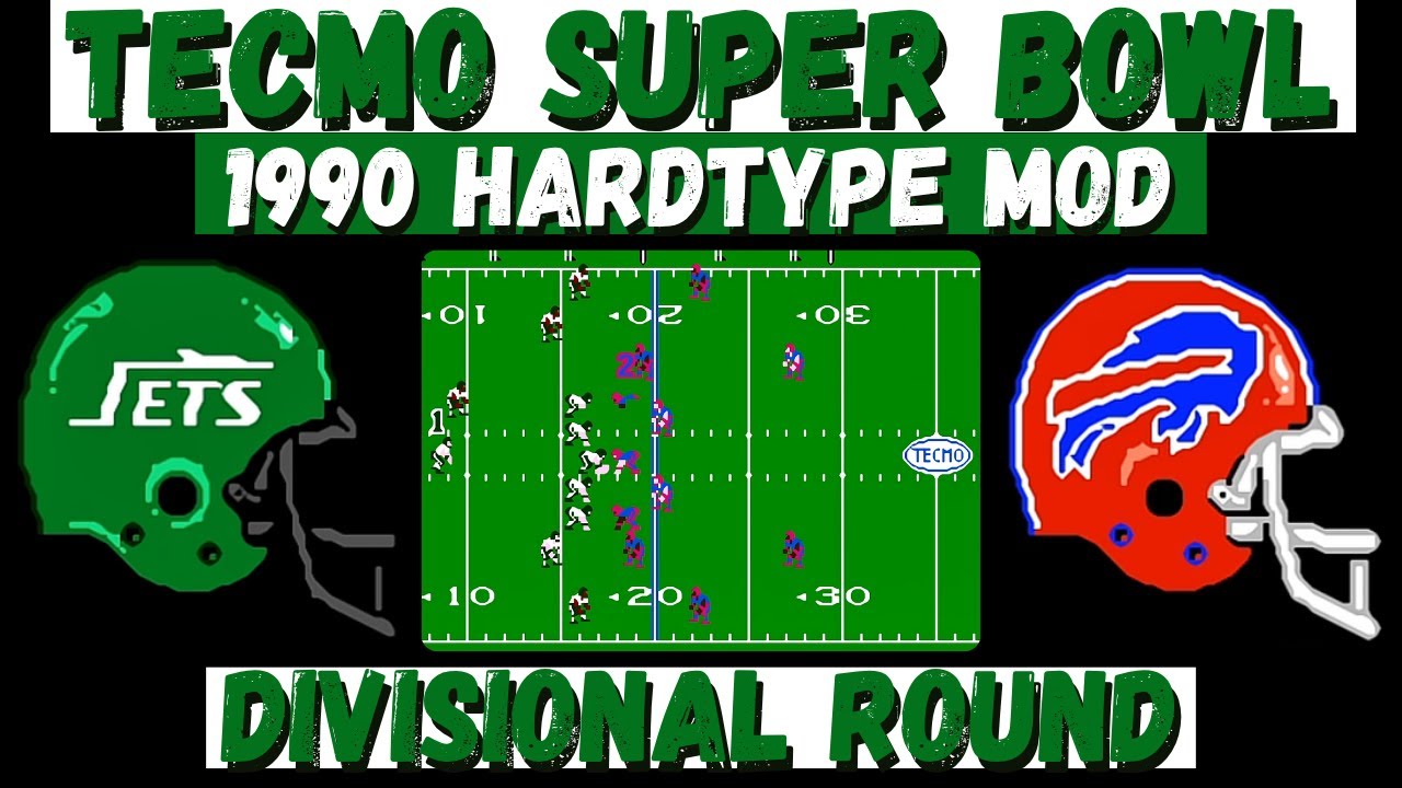 Playoffs 1990 Tecmo Super Bowl - Jets vs Bills Divisional Round - NES ...