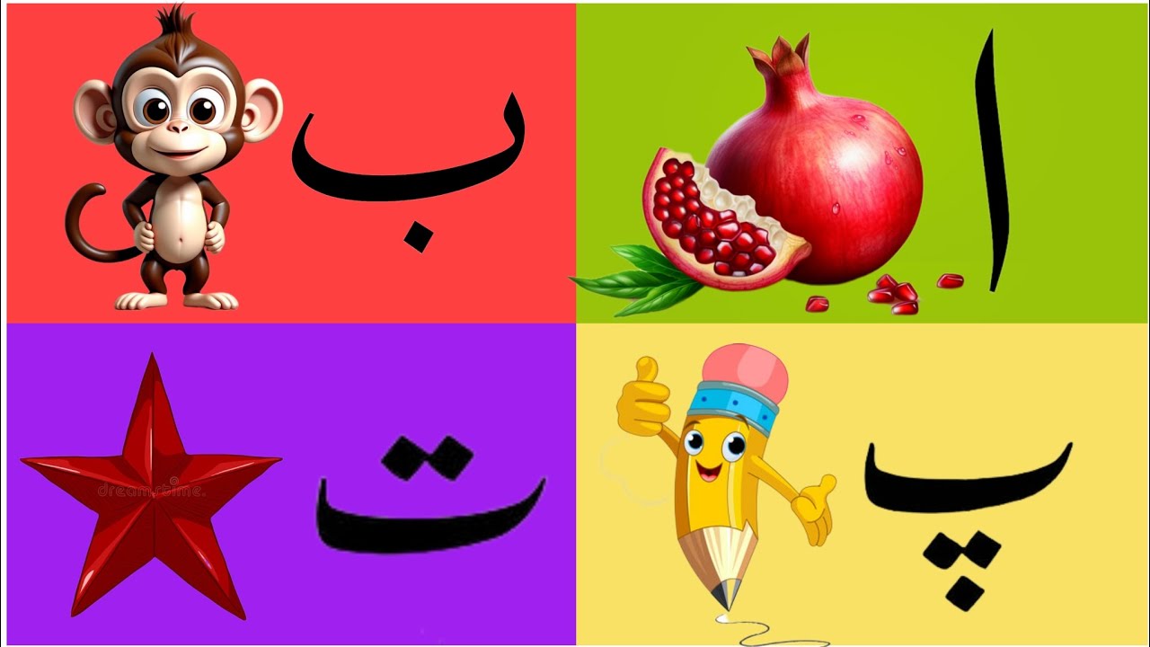 Learn Urdu Alphabet || Haroof e thaji || Alif bay pay/ Alif sy anar ...