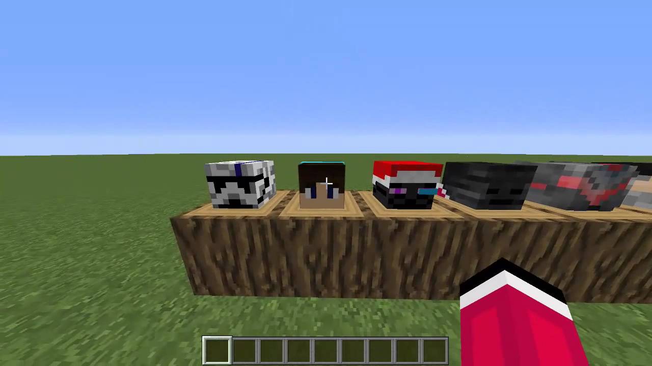 Comandos #1 Como conseguir cabezas de jugadores Minecraft - YouTube