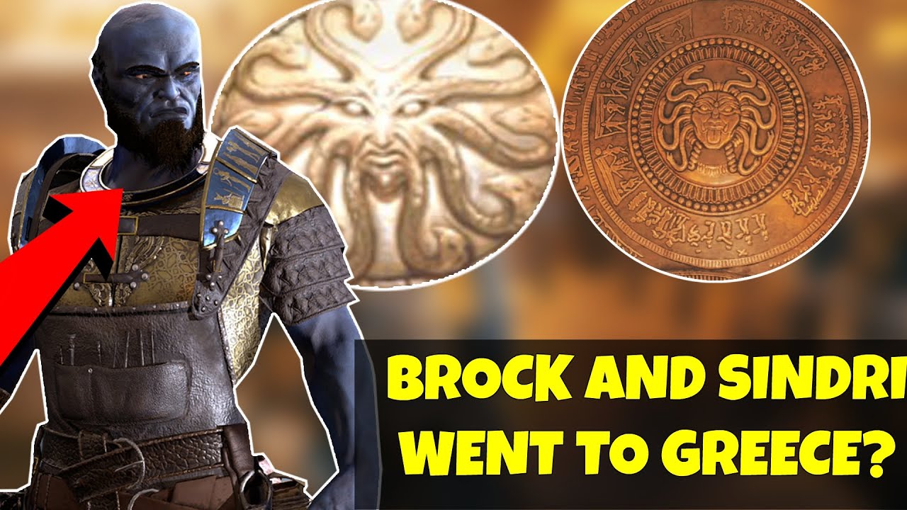 Brok and Sindri went to Greece! Greek Perseus shield MODIFIED God of ...