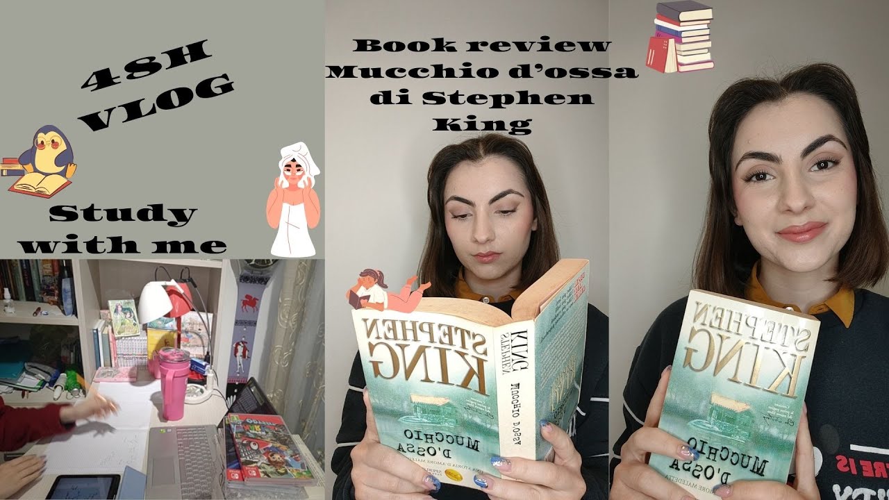 48H WITH ME | BOOK REVIEW STEPHEN KING | STUDY SESSION | HAIRCARE ROUTINE - YouTube