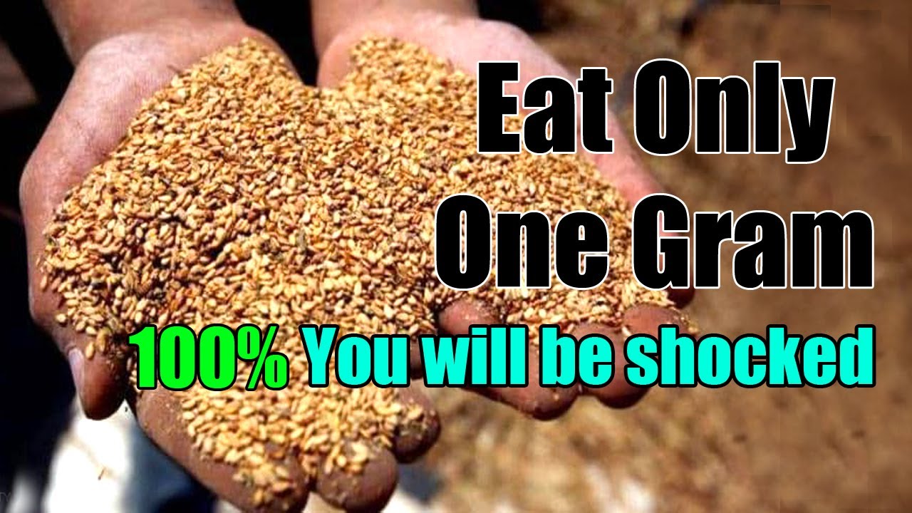 Eat Only One Gram of it. Benefits you more than 13 jars of supplement ...