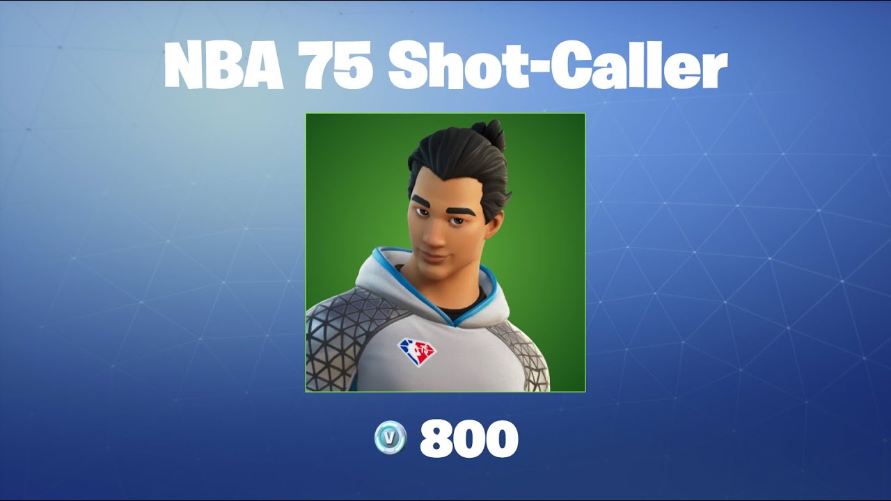NBA 75 Shot-Caller | Fortnite Outfit/Skin - YouTube