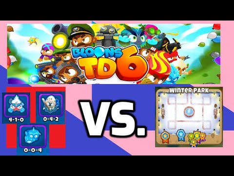 Bloons Tower Defense 6 (TD6) - 3x Tier 4 Ice Monkey Versus Impoppable ...