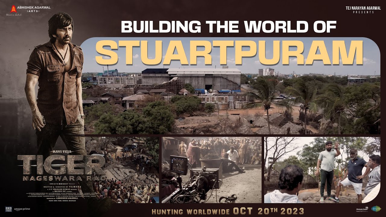 Stuartpuram Village Making | Tiger Nageswara Rao | Ravi Teja | Vamsee ...