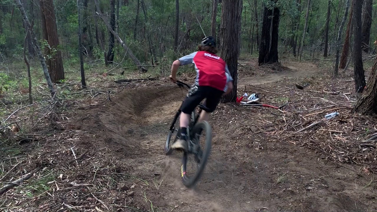 Blowing up berms at the local - YouTube