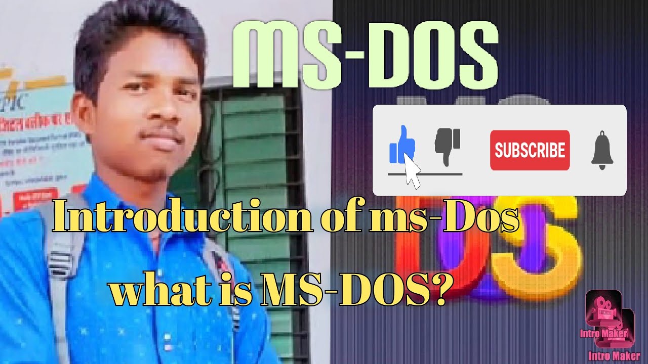 Introduction to ms-Dos ||ms dos kya hai || ms dos ke bare me jankari ...