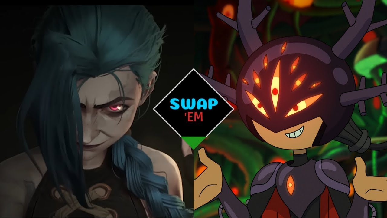 JINX & DARCY VOICE SWAP | Arcane/Amphibia - YouTube