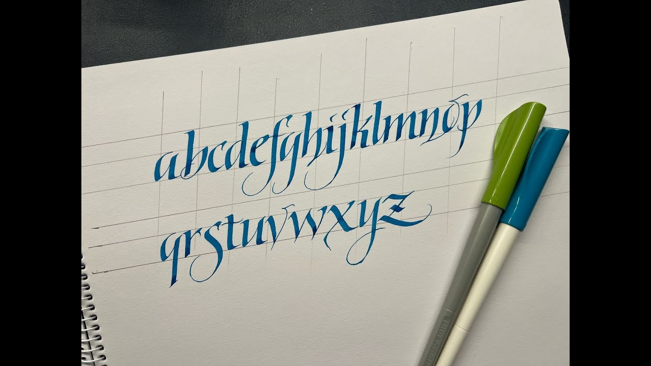 Dancing Letters! #italics #italiccalligraphy #calligraphy #atoz #abcd # ...