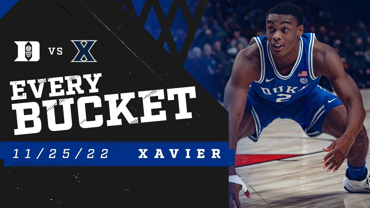 Duke 71, Xavier 64 | Every Bucket (11/25/22) - YouTube