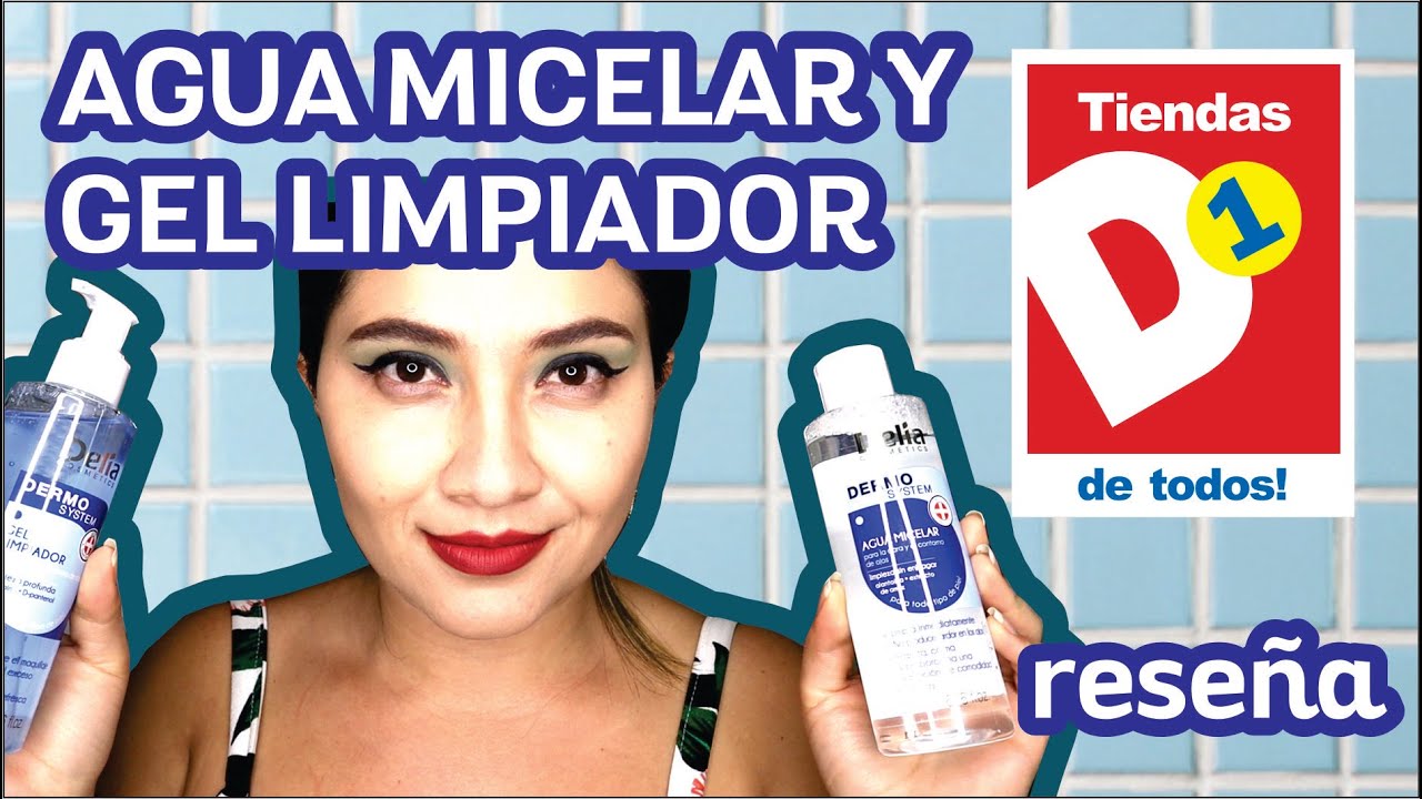 AGUA MICELAR Y GEL LIMPIADOR DELIA - TIENDAS D1 - YouTube