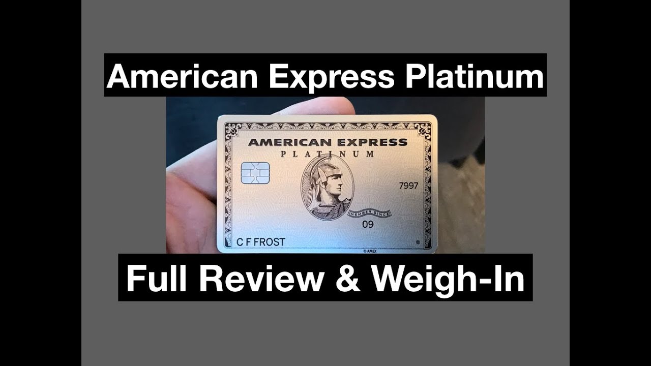 American Express Platinum Card Unboxing/Review/ Weigh-In - YouTube