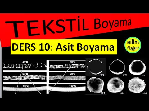 Tekstil Boyama Ders 10: Asit Boyama, Yün Boyama, Poliamid Boyama