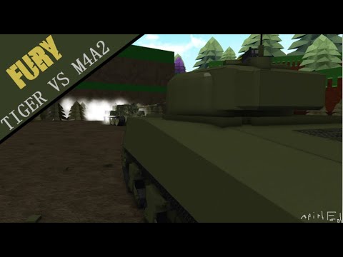 BABFT: Tiger Tank vs Sherman | FURY | - YouTube