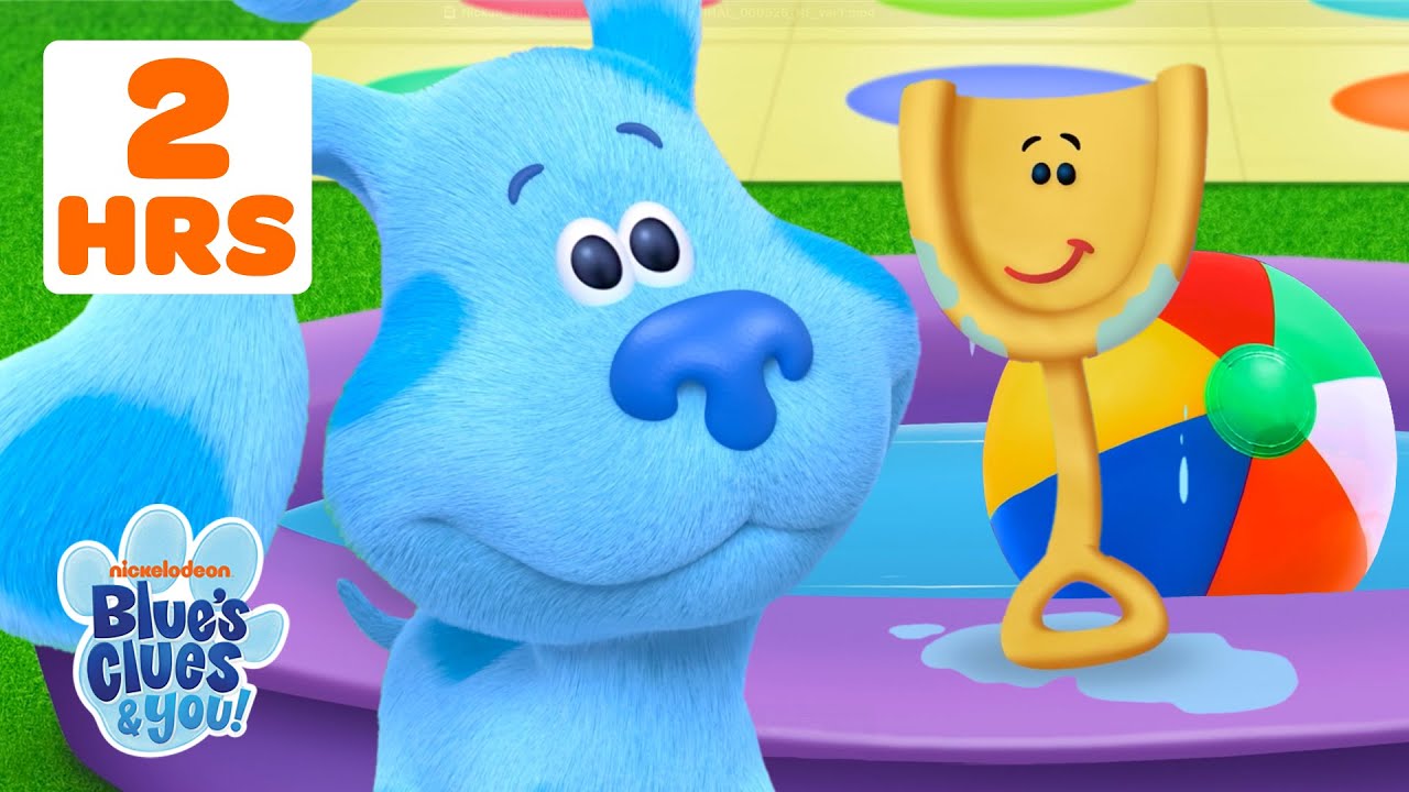 A Day at the Pool with Blue! ⛱️ | 2 Hour Compilation | Blue's Clues ...