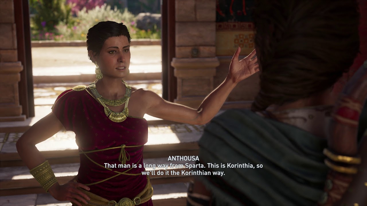 Assassin's Creed Odyssey - Monger Down: Talk To Anthousa (Choose ...