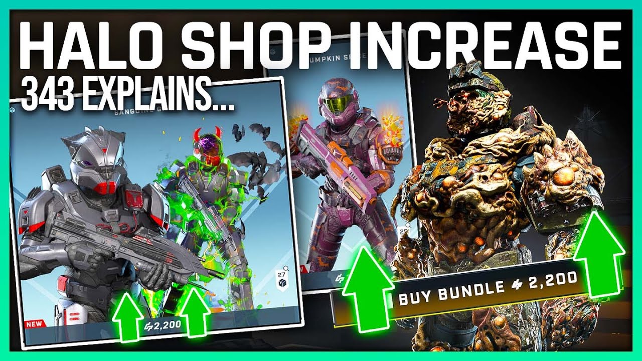343 Explains Halo Infinite Shop Price Increase! Halo News - YouTube