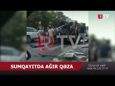 Sumqayıtda dəhşətli qəza
