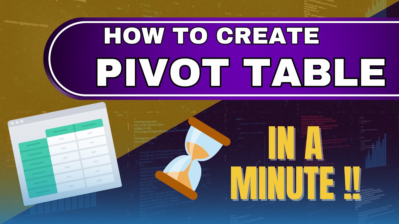 How to Create Pivot Tables in Microsoft Excel- A Step-by-Step Guide ...