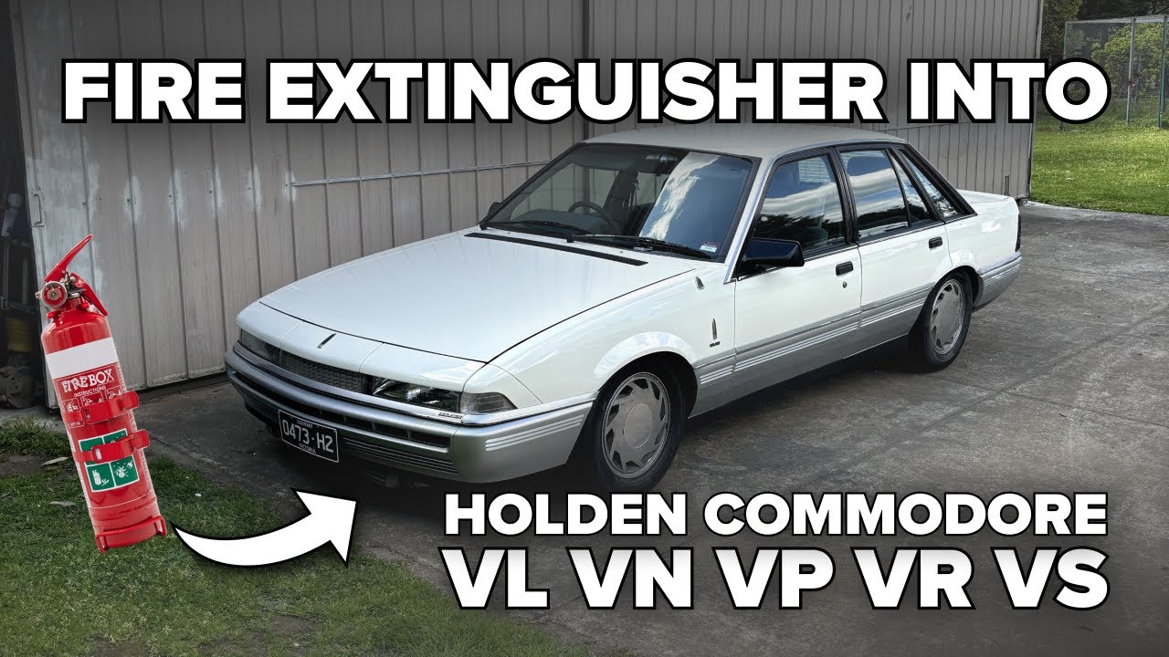 Holden VL, VN, VP, VR and VS Fire Extinguisher Install | Kap Industries ...