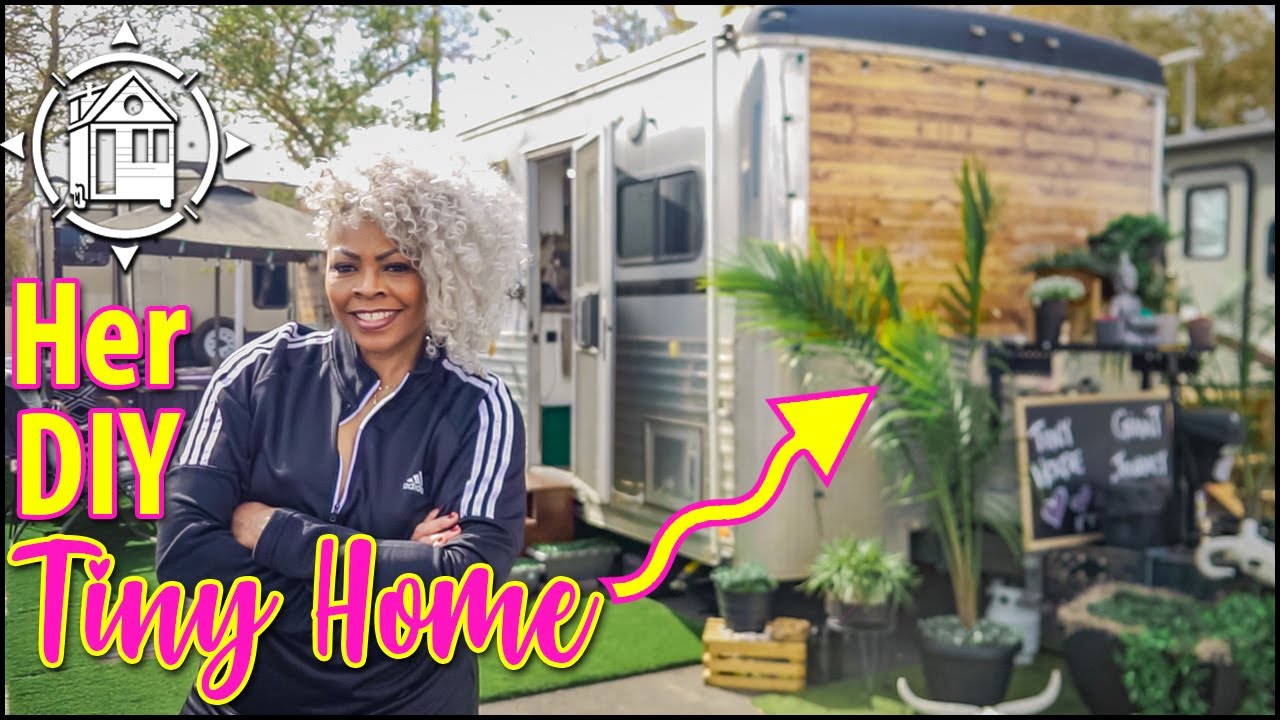 Famous rapper lives in fabulous DIY tiny home glamper - YouTube