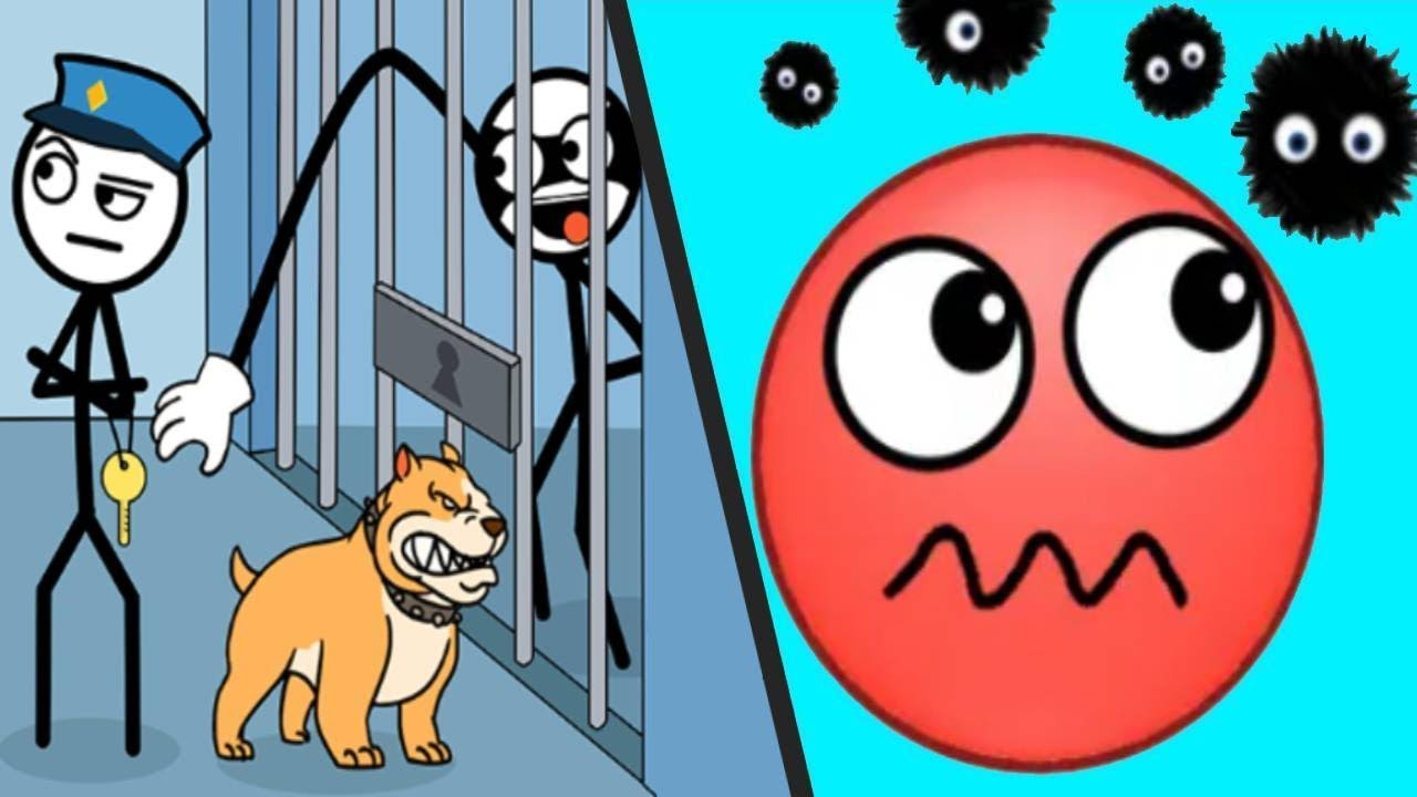 Thief Puzzle - All Levels - Stickman Brain Puzzle Game -Gameplay ...