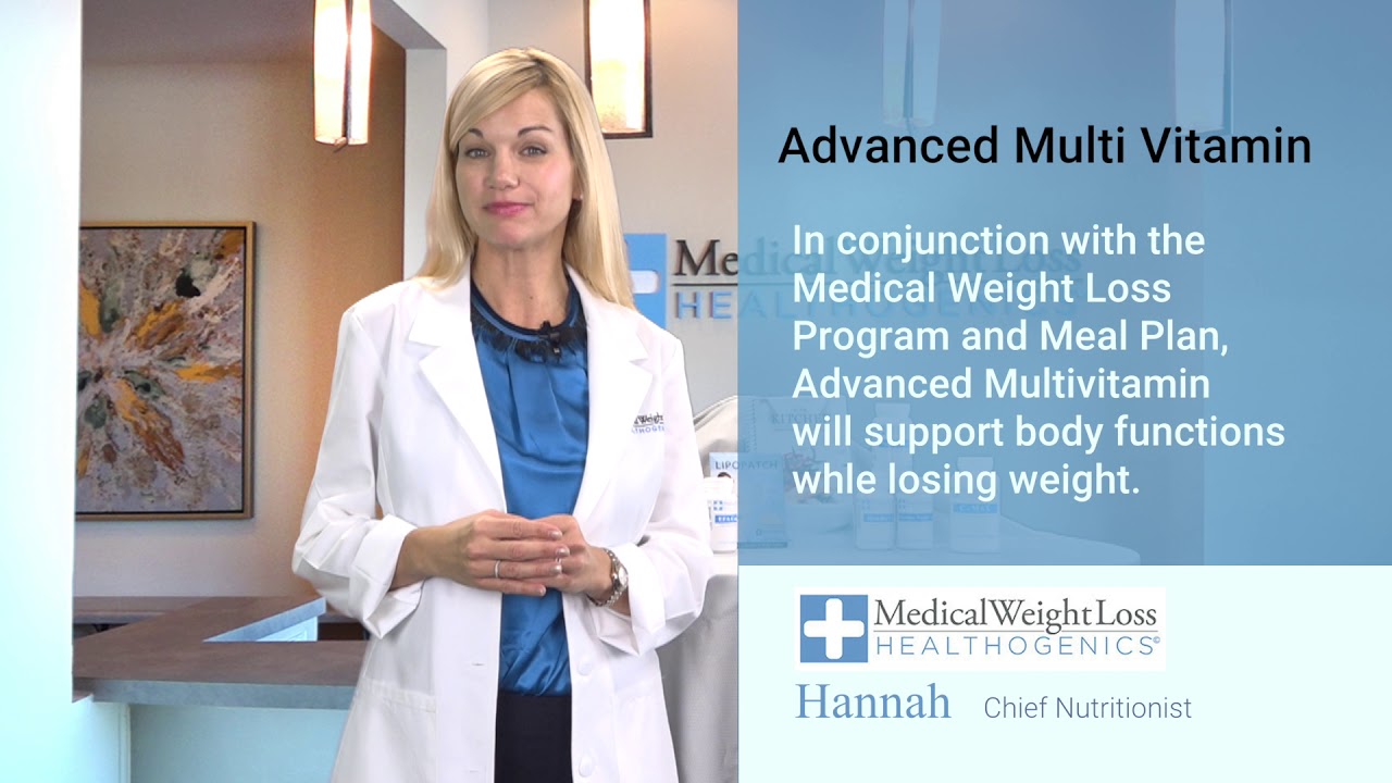 ADVANCED MULTI VITAMIN - Medical Weight Loss by Healthogenics - YouTube