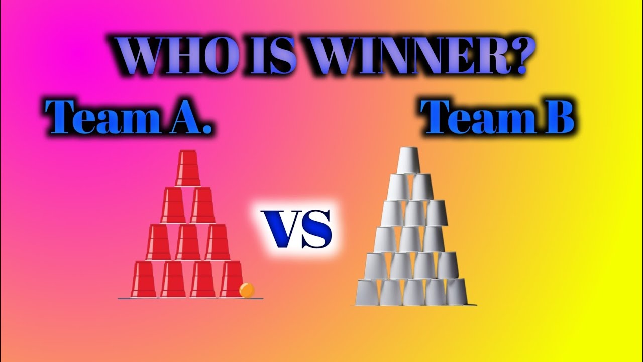 Pyramid Game of Disposal Glass!Challange Game - YouTube