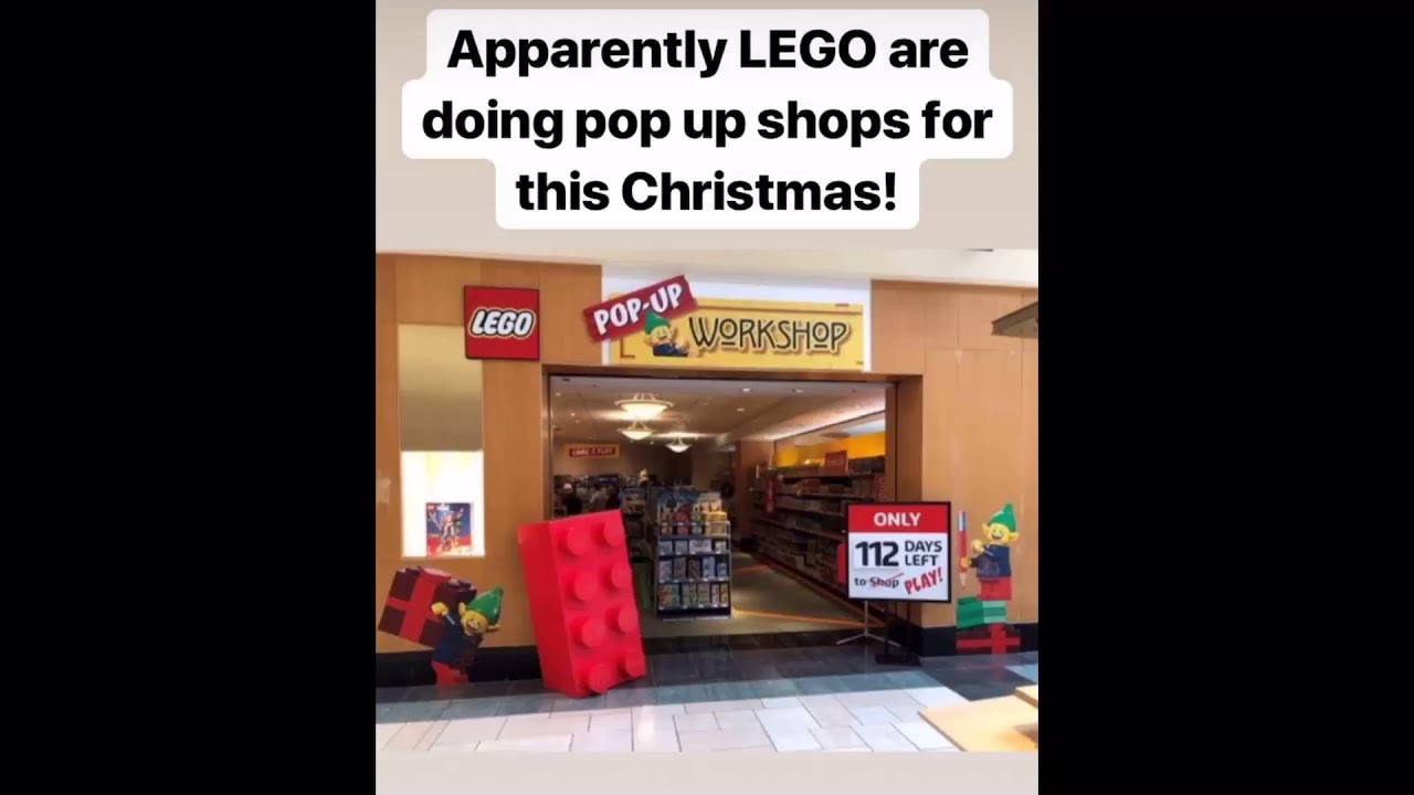 Lego is making pop up stores like party city!!! - YouTube